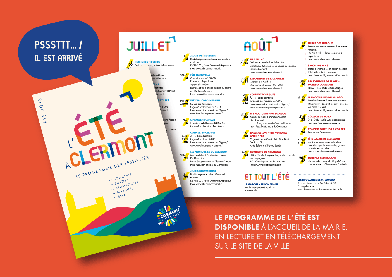 Mairie de Clermont l'Hérault - RETROUVEZ LE PROGRAMME DE L'ÉTÉ